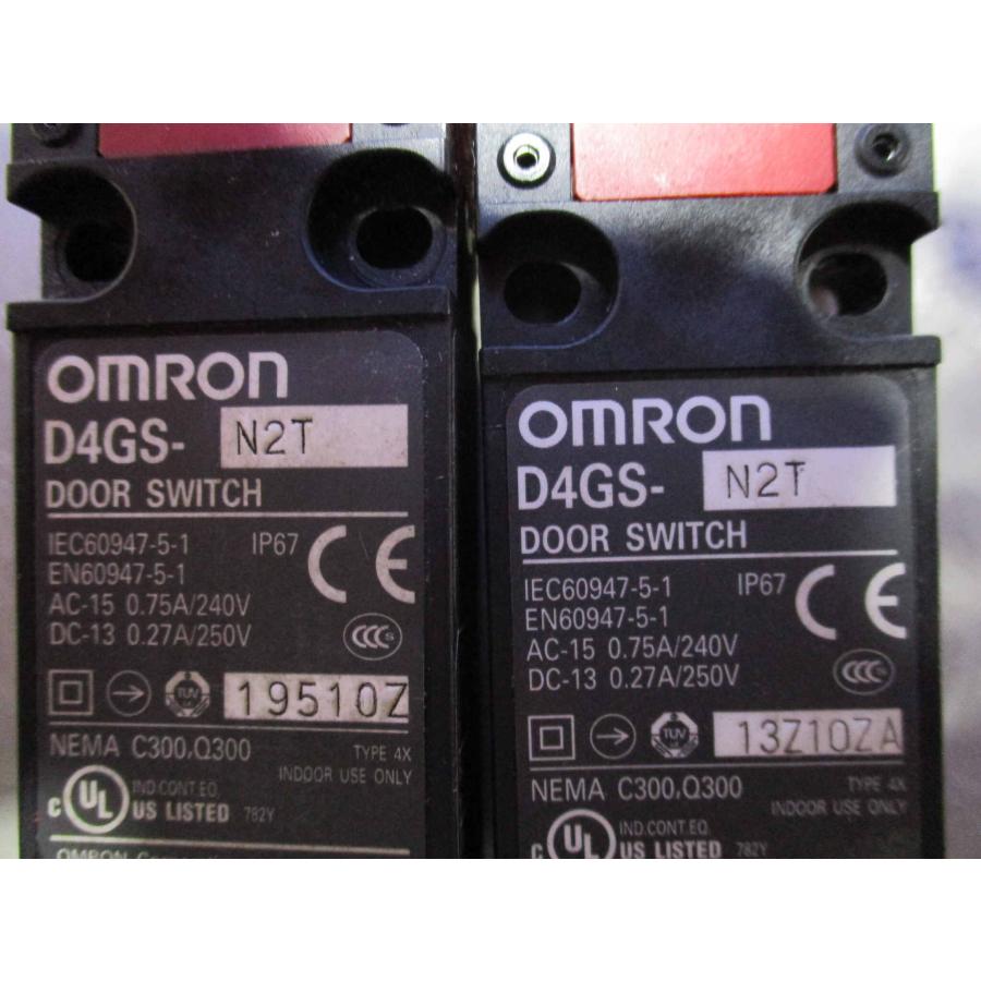 中古 OMRON D4GS-N2T DOOR SWITCH 2個 (AAPR51115C261) : growdetrading Yahoo!ショップ - 通販 - Yahoo!ショッピング