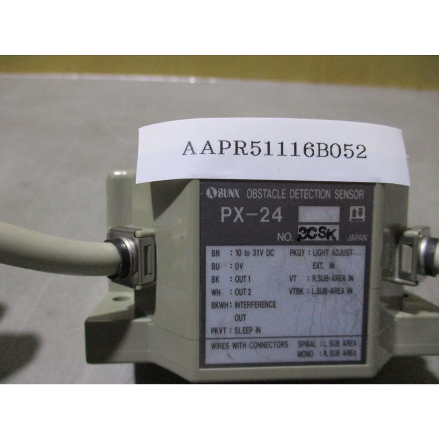 中古 SUNX OBSTACLE DETECTION SENSOR PX-24/PX-SB1*2 障害物センサ (AAPR51116B052 ...