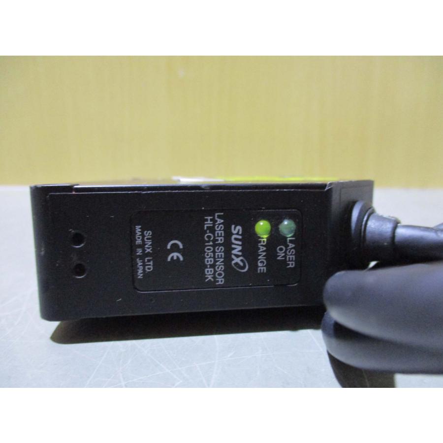 中古 PANASONIC SUNX LASER SENSOR HL-C105B-BK 超高速レーザ変位センサ(AAQR50323C025) : growdetrading Yahoo!ショップ ...