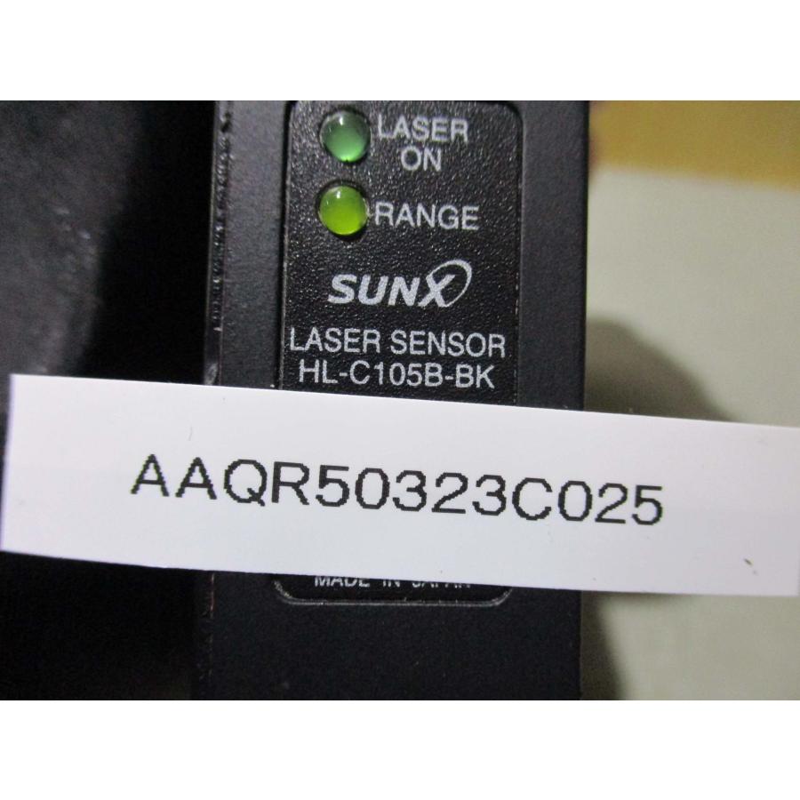 中古 PANASONIC SUNX LASER SENSOR HL-C105B-BK 超高速レーザ変位センサ(AAQR50323C025) : growdetrading Yahoo!ショップ ...