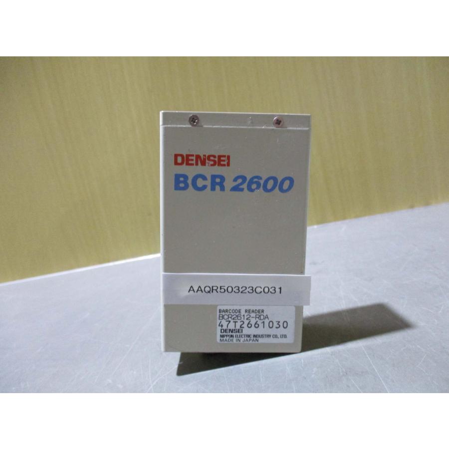 中古 DENSEI BARCODE READER BCR2600 BCR2612-RDA バーコードリーダー(AAQR50323C031 ...