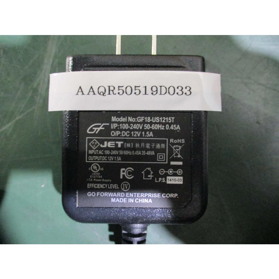 中古 JET Cアダプター GF18-US1215T DC12V 1.5A バー照明/ ライン照明(AAQR50519D033 ...