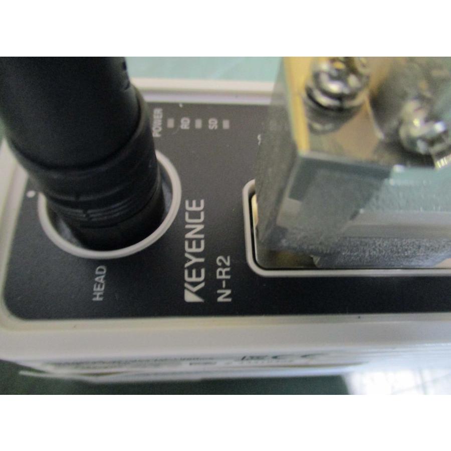 中古 Keyence N-R2 RS-232C Code Reader Interface Communication Unit 24VDC ...