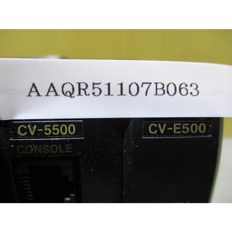 中古 KEYENCE CONSOLE CV-5500/CV-E500 画像処理システム (AAQR51107B063) : growdetrading Yahoo!ショップ - 通販 ...