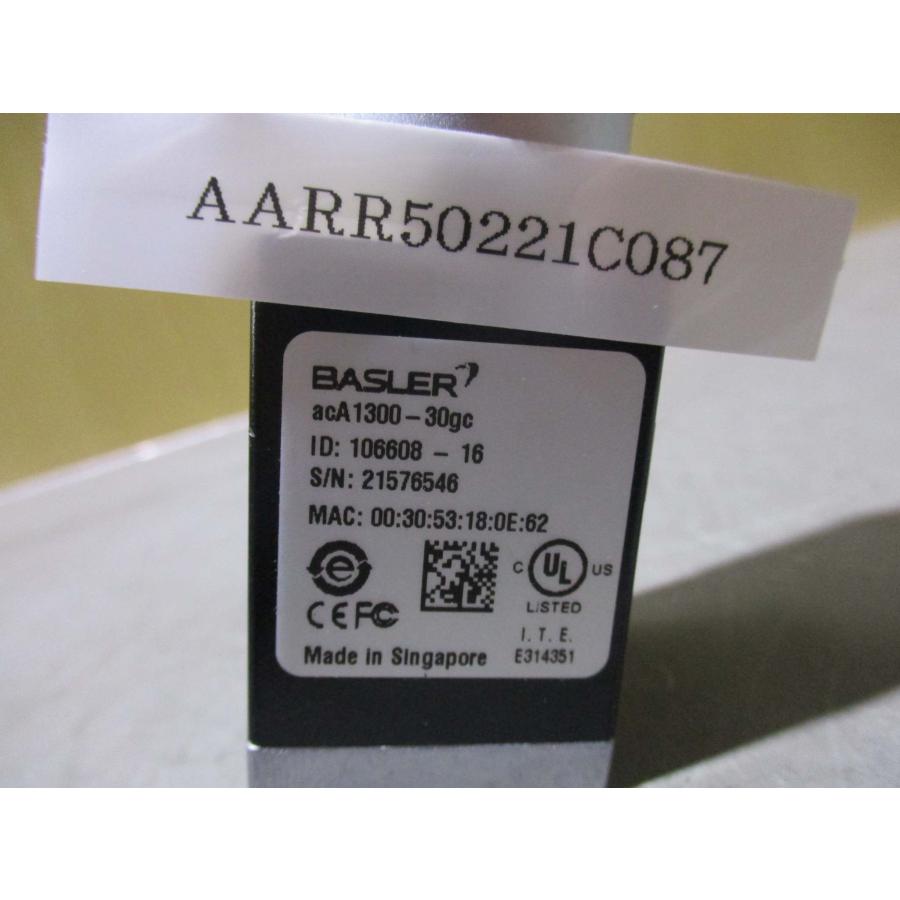 中古 Basler acA1300-30gc 130万画素GigEカメラ FA産業用/V15000922(AARR50221C087 ...