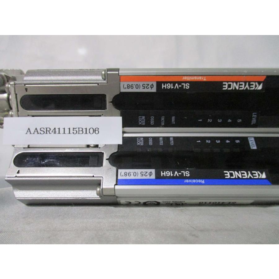 中古 KEYENCE Safety Light Curtain SL-V16H-T/SL-V16H-R セーフティライトカーテン セット ...