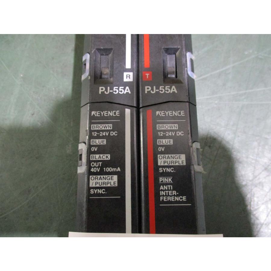 中古 KEYENCE 増設型エリアセンサ PJシリーズ 増設ユニット PJ-50A T/ PJ-55A R(AASR50608C081 ...