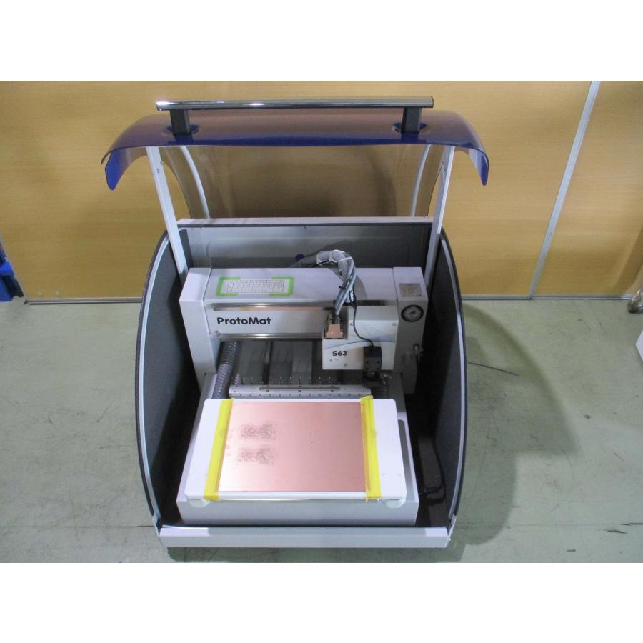 中古 回路基板プロッター LPKF Laser&Electronics ProtoMat S63 /真空テーブル LPKF Quatro ...