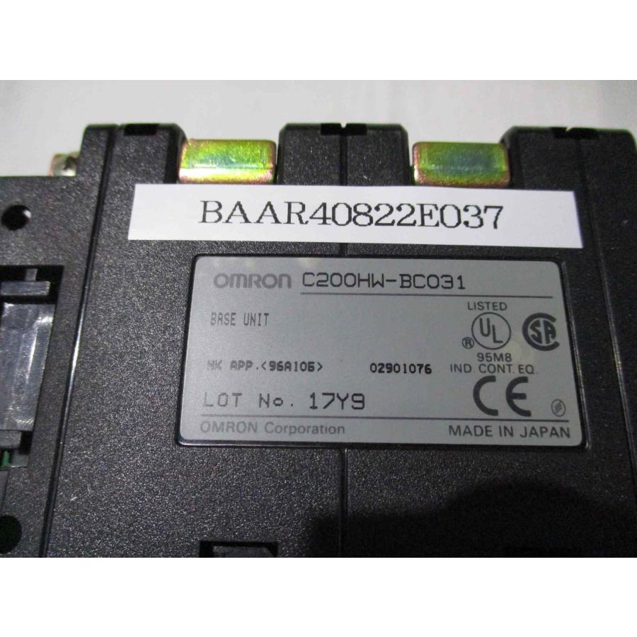 中古 OMRON C200HW-BC031 ベースユニット(BAAR40822E037) : baar40822e037 : growdetrading Yahoo!ショップ - 通販 ...
