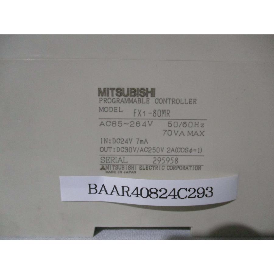 中古MITSUBISHI 電機 マイクロシーケンサ(FX)シリーズ FX1-80MR(BAAR40824C293) : baar40824c293 : growdetrading Yahoo ...