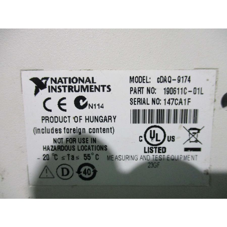 中古 CompoNet cDAQ-9174 NI CompactDAQ / NI9474*4 通信ユニット(BAAR41124A103 ...