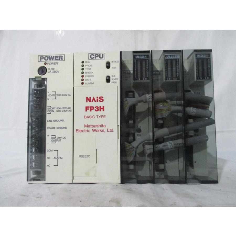中古 NAIS AFP3505-F/POWER/ CPU FP3H /IN32*2/OUT32 電源 セット(BACR41114C036) : bacr41114c036 ...