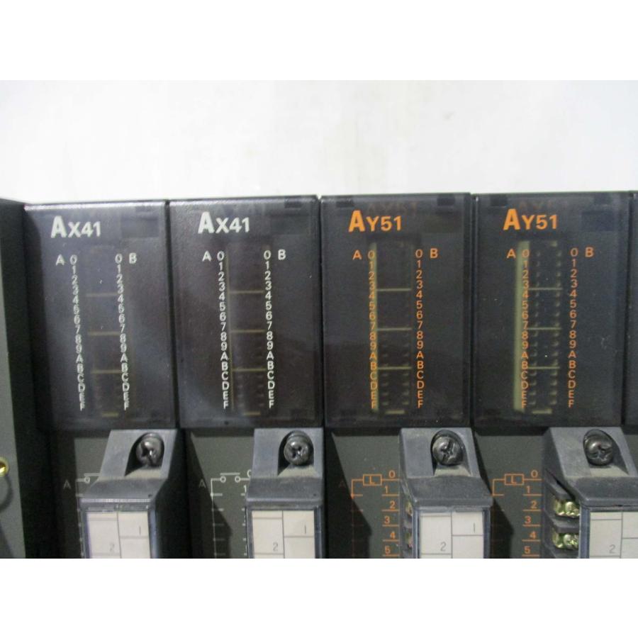 中古 MITSUBISHI PROGRAMMABLE CONTROLLER A1NCPU R21 AX41*2/AY51*3/AY13(BACR41114C043 ...