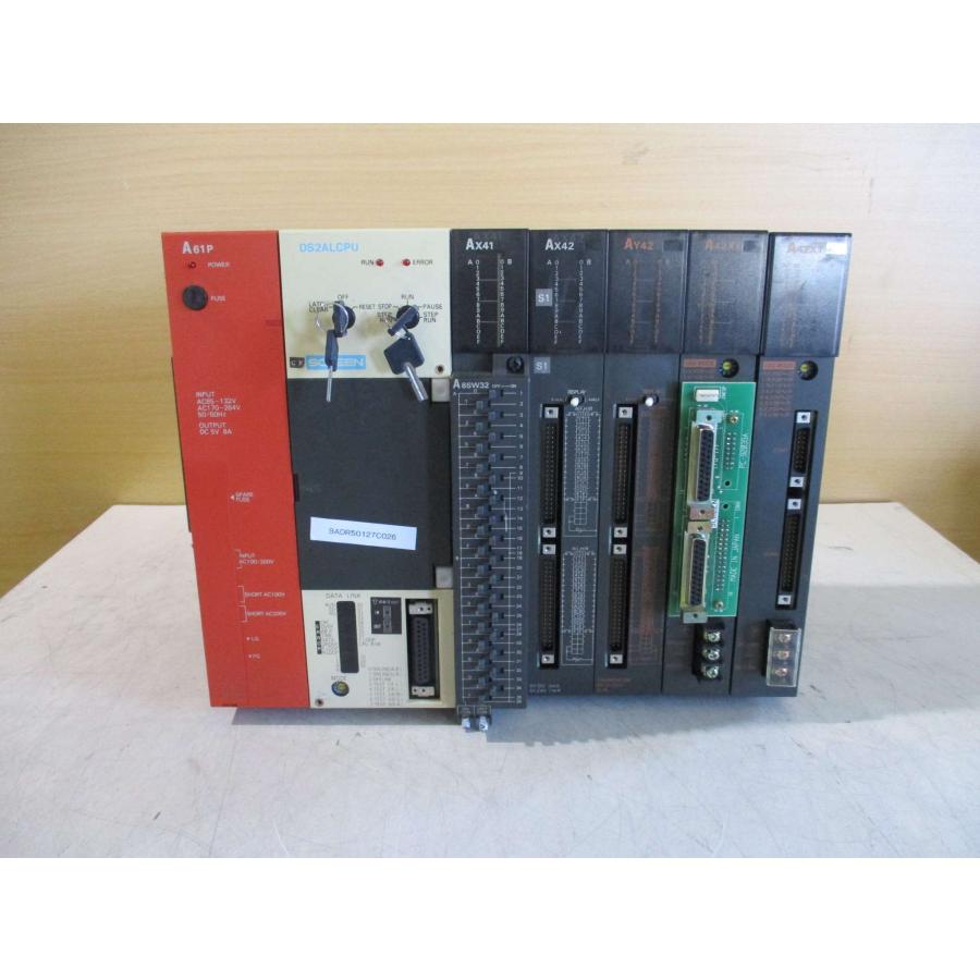 中古 MITSUBISHI A35B/A61P/DS2ALCPU/AX41/AX42/AY42/A42XY*2(BADR50127C026 ...