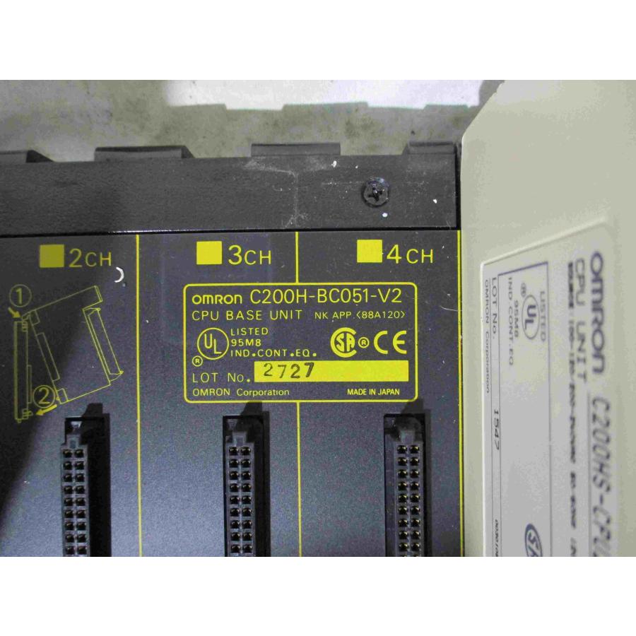 中古OMRON プログラマブルコントローラSYSMAC C200HS CPU21 OD215 OD211 SP001 ID215 TC003 ...