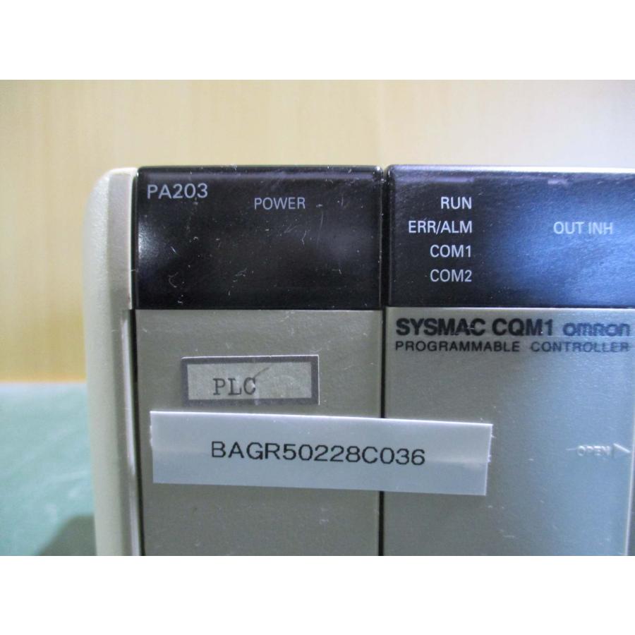 中古 OMRON PA203 CQM1 CPU41-V1 ID212 OC222*2(BAGR50228C036 ...