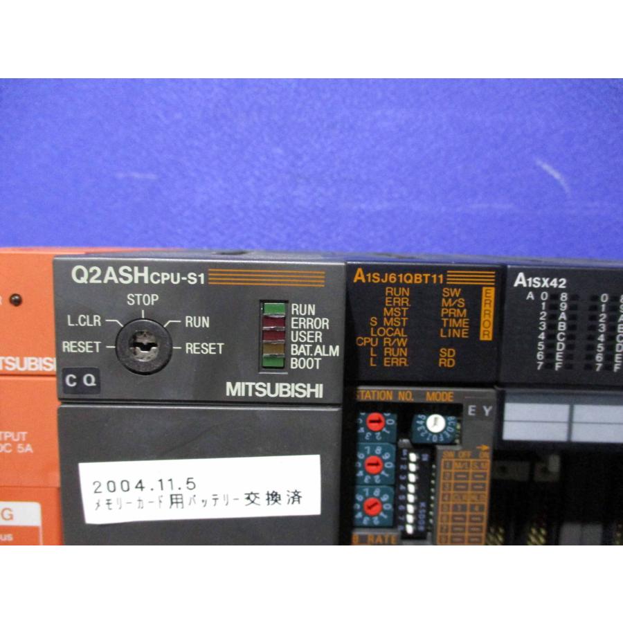 中古 MITSUBISHI UNIT A1S38B/A1S61PN/Q2ASHCPU-S1/A1SJ61QBT11/A1SX42/A1SY42/A1SD778M/A1SJ71QBR11 ...