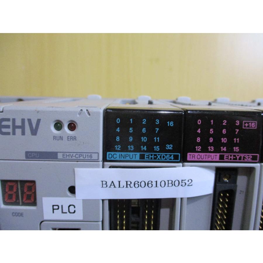 中古HITACHI CPU PROGRAMMABLE CONTROLLER EHV-CPU16/EH-YT32/EH-XD64*2/EH-YT64/EH-FLN2(BALR60610B052 ...