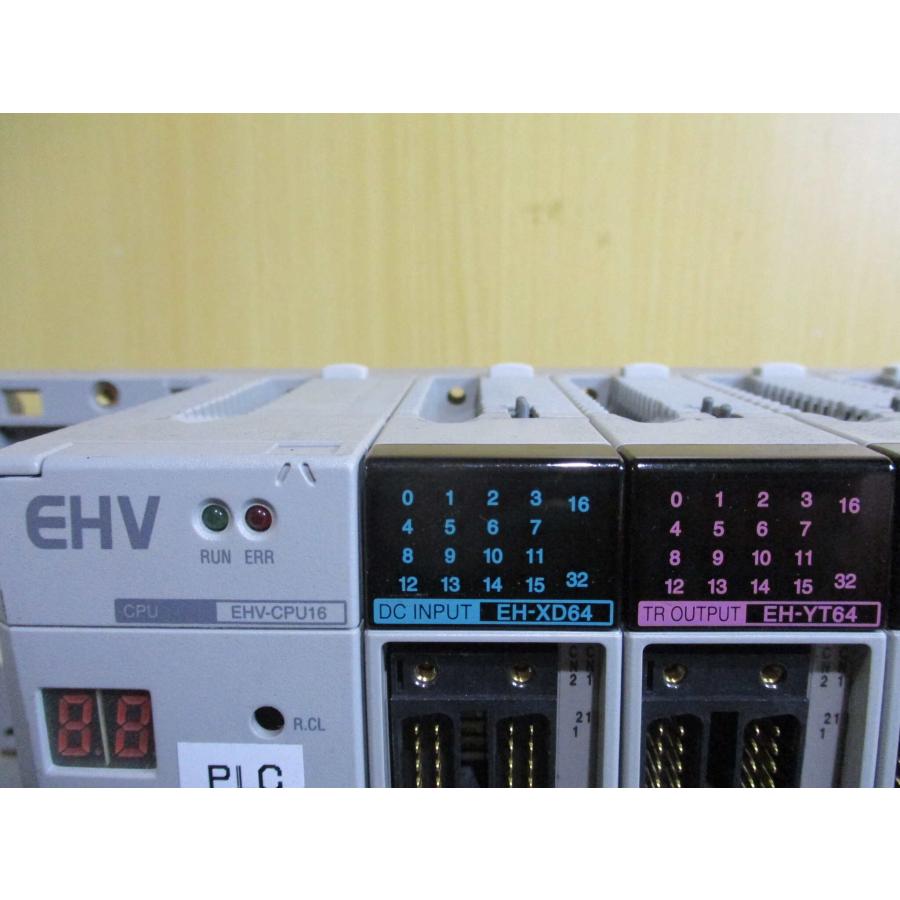 中古HITACHI CPU PROGRAMMABLE CONTROLLER EHV-CPU16/EH-XD64*3/EH-YT64*3/EH-DUM/EH-FLN2(BALR60610B056 ...
