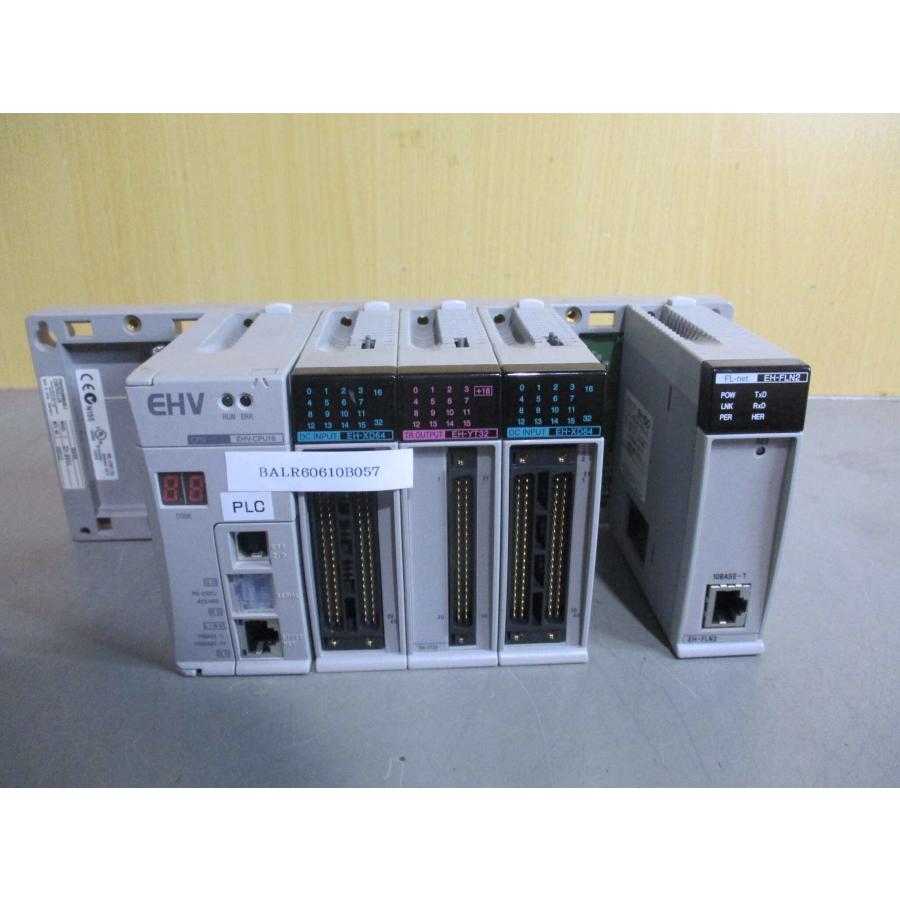 中古HITACHI CPU PROGRAMMABLE CONTROLLER EHV-CPU16/EH-YT32/EH-XD64*2/EH-FLN2(BALR60610B057 ...