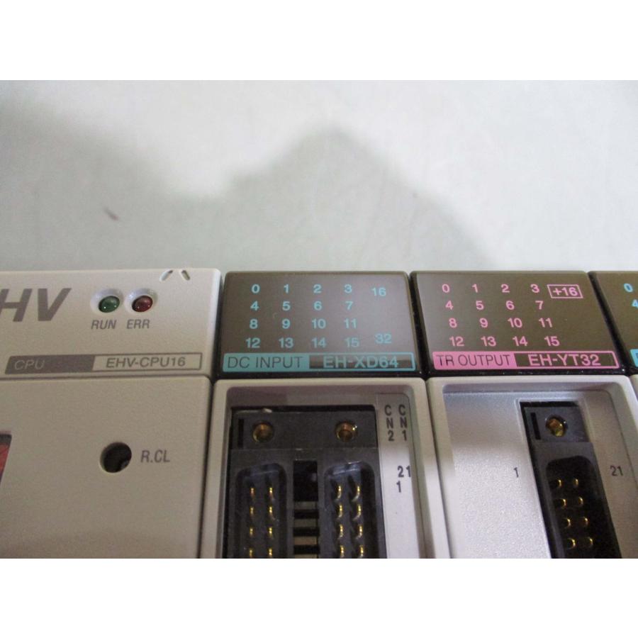 中古HITACHI CPU PROGRAMMABLE CONTROLLER EHV-CPU16/EH-YT32/EH-XD64*2/EH-YT64/EH-FLN2(BALR60610B059 ...