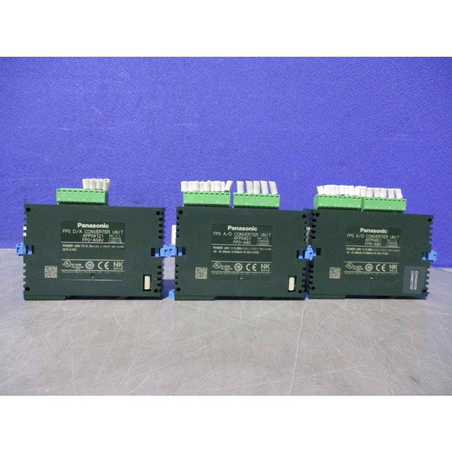 中古 PANASONIC AFP04121 FP0-A04V/AFP0401 FP0-A80 2個/AFPG3467 FPG-XY64D2T ...