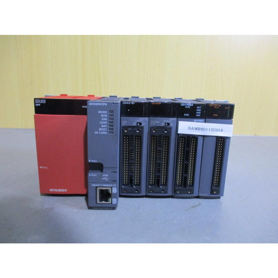 中古 MELSEC UNIT Q35B/Q61P/QX42-S1/QY42P/QD77MS4/QD75P1N (BAMR60112C019 ...