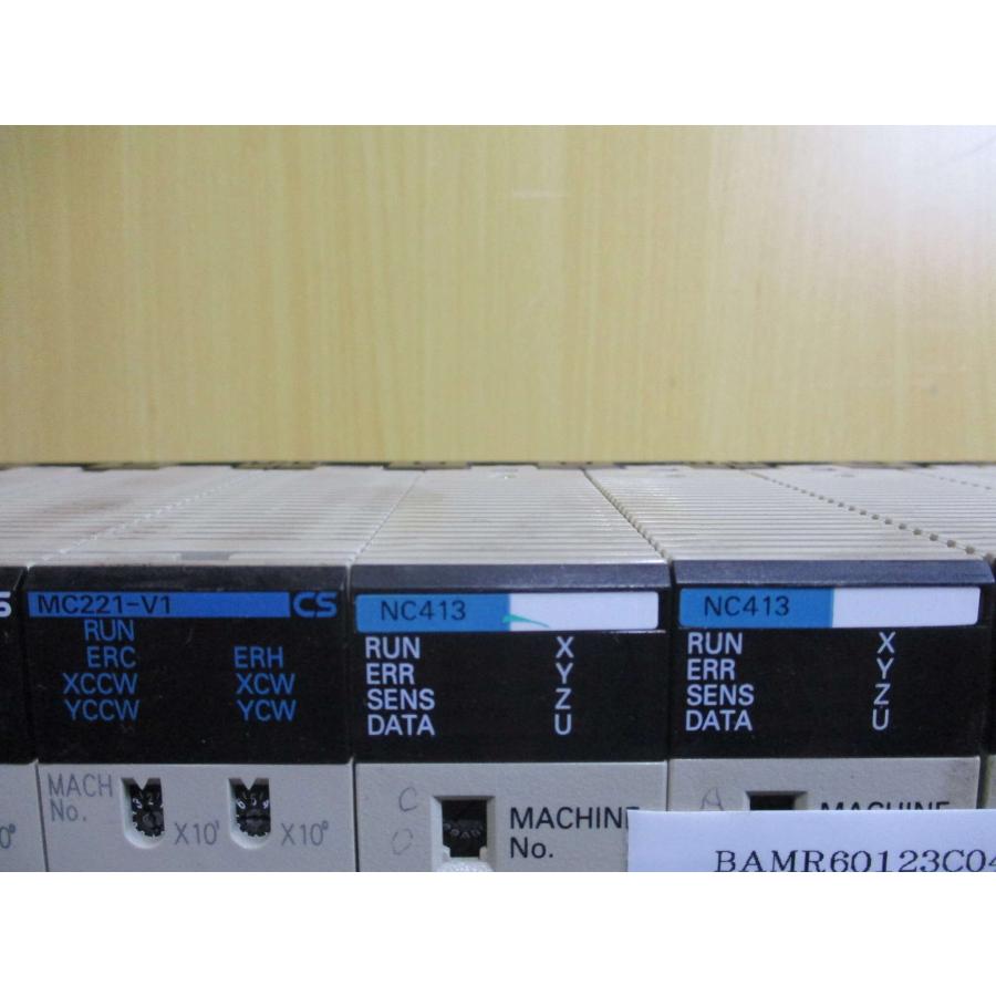 中古 OMRON CS1W-BC083/SYSMAC CS1H CPU65H/PA209R/MC221*3/MC221-V1/NC413*2 ...