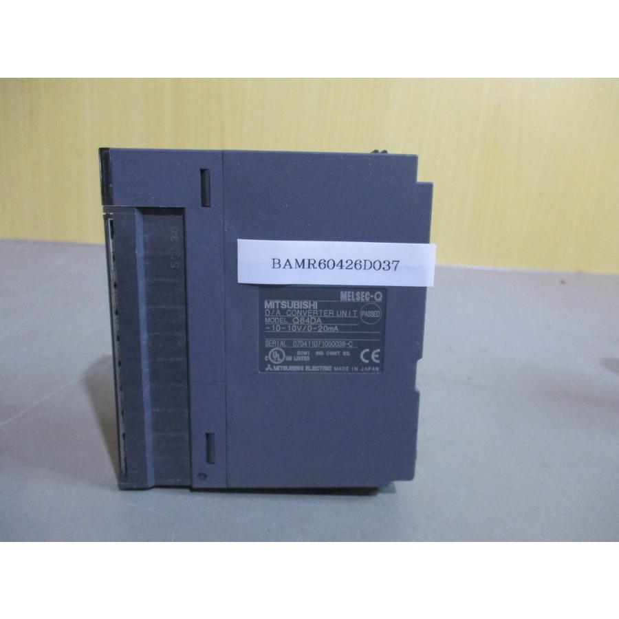 中古 MITSUBISHI 三菱電機 Q64DA D/A CONVERTER UNIT デジタル-アナログ変換ユニット ...