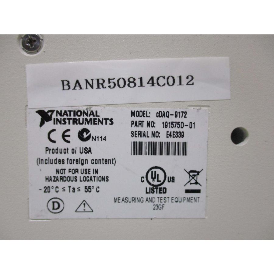 中古 NATIONAL INSTRUMENTS NI cDAQ-9172 / cRIO-9472*8(BANR50814C012 ...