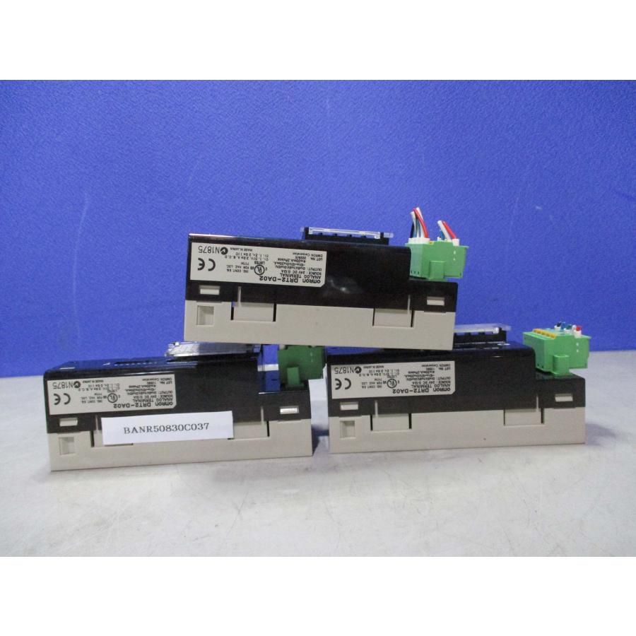 中古 OMRON DRT2-DA02 Analog output terminal 3個(BANR50830C037 ...