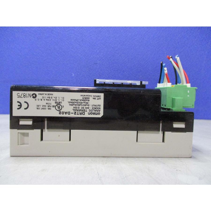 中古 OMRON DRT2-DA02 Analog output terminal 2個(BANR50830C038 ...