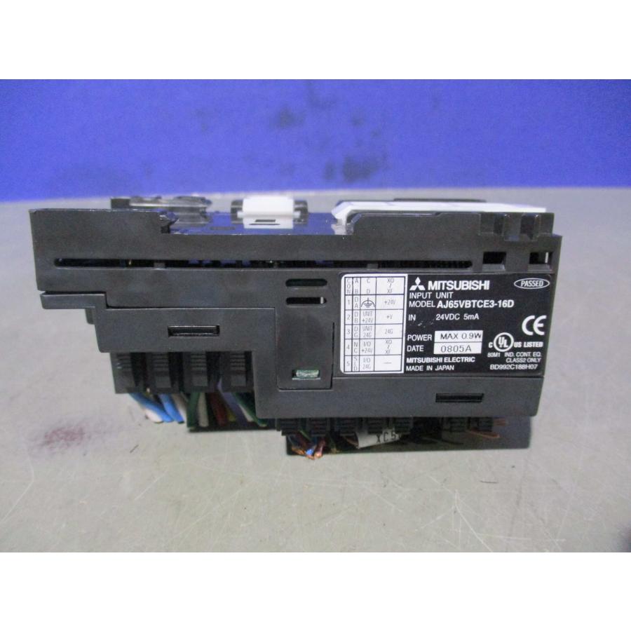 中古 MITSUBISHI INPUT UNIT AJ65VBTCE3-16D 入力ユニット24VDC 5MA(BASR60913D069) : growdetrading Yahoo ...