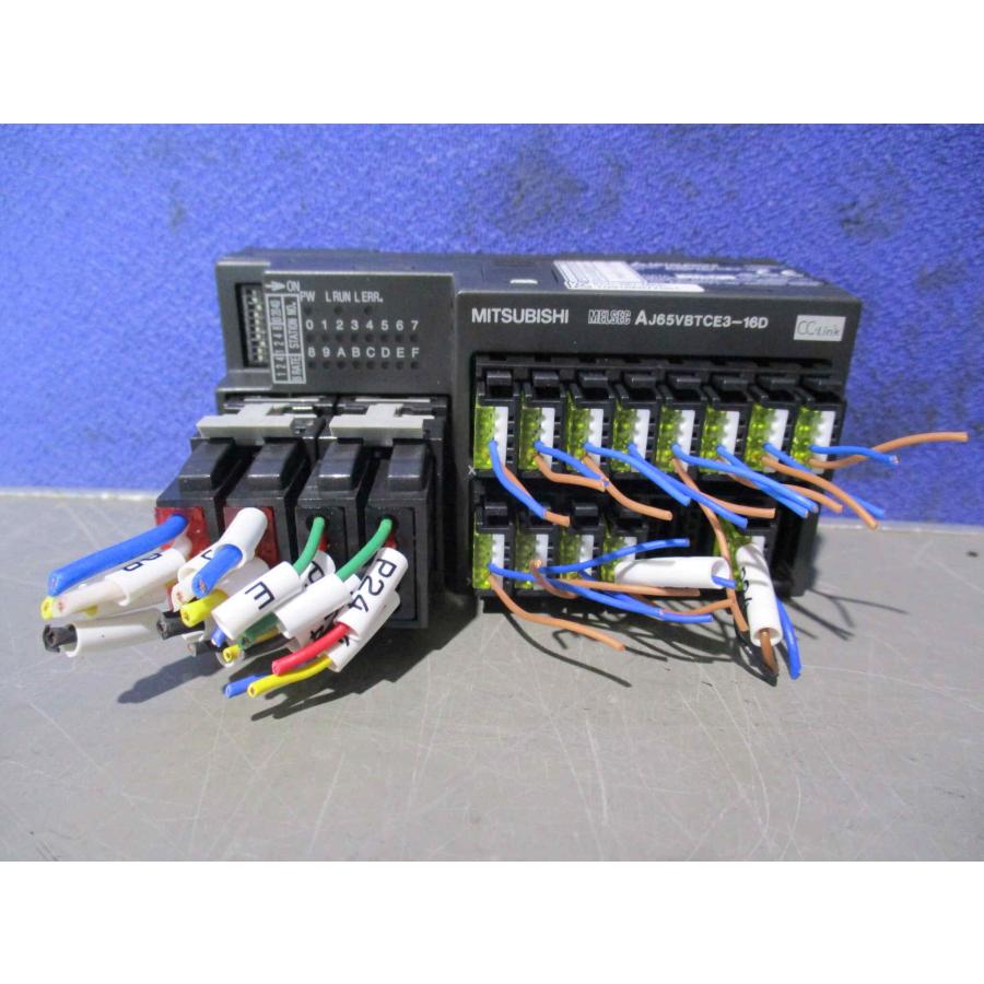 中古 MITSUBISHI INPUT UNIT AJ65VBTCE3-16D 入力ユニット24VDC 5mA(BASR60914D075) : growdetrading Yahoo ...