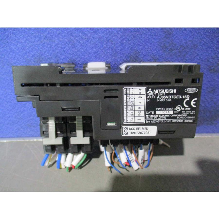 中古 MITSUBISHI INPUT UNIT AJ65VBTCE3-16D 入力ユニット24VDC 5mA(BASR60914D079) : growdetrading Yahoo ...