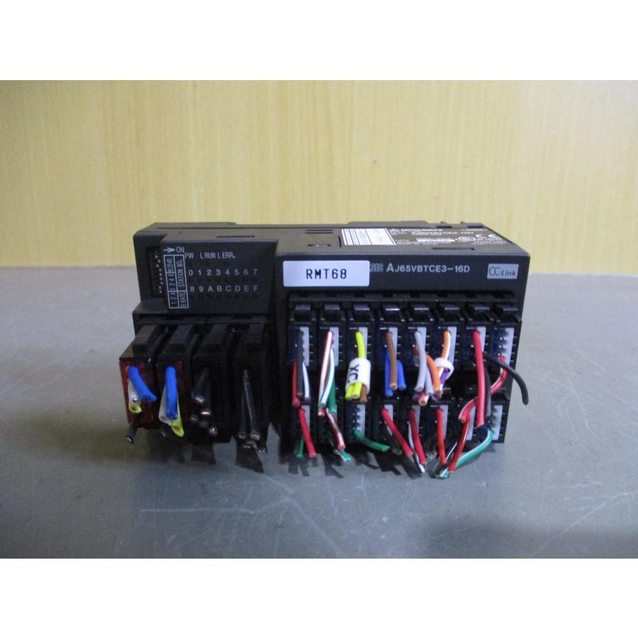 中古 MITSUBISHI INPUT UNIT AJ65VBTCE3-16D 入力ユニット24VDC 5MA (BATR61001C114) : growdetrading Yahoo ...