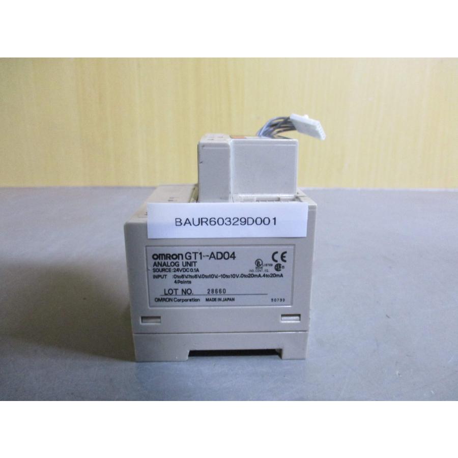 中古 OMRON ANALOG UNIT GT1-AD04 アナログ入力/AD変換装置 (BAUR60329D001 ...