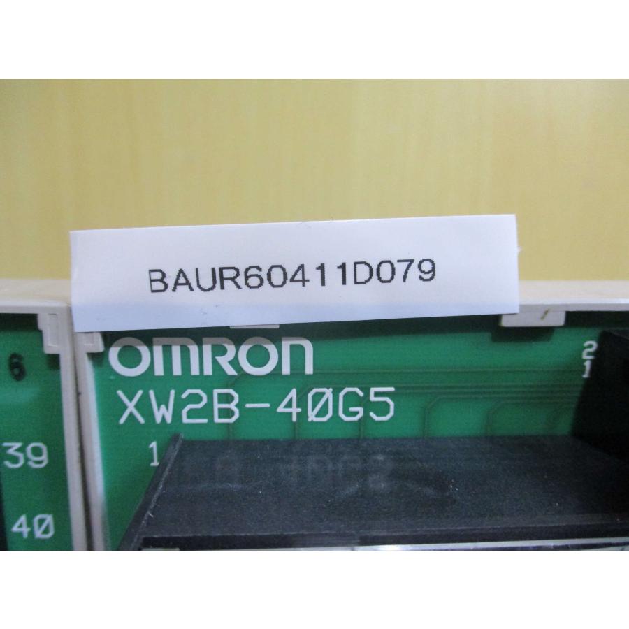 中古 Omron Automation and Safety XW2B-40G5 コネクタ端子ユニット 2個 (BAUR60411D079) : growdetrading Yahoo ...