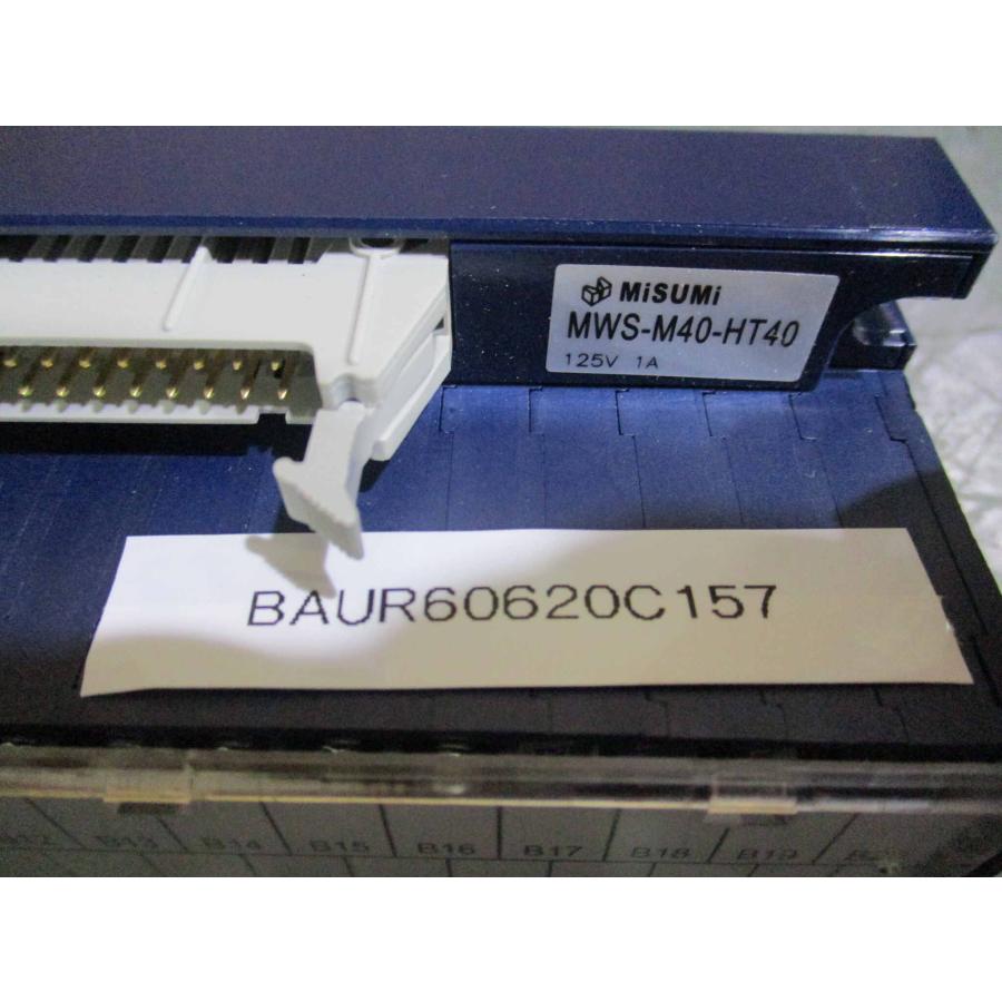 中古 MISUMI MWS-M40-HT40 コネクタ端子台 2個(BAUR60620C157) : baur60620c157 ...