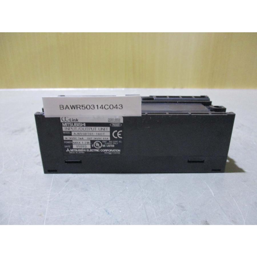 中古 MITSUBISHI CC-LINK INPUT/OUTPUT UNIT AJ65SBTB1-16DT(BAWR50314C043 ...