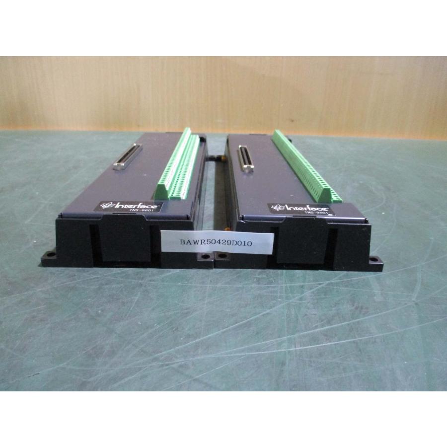 中古 INTERFACE TNS-9601 垂直96ピンネジ変換端子台 2セット(BAWR50429D010) : growdetrading ...