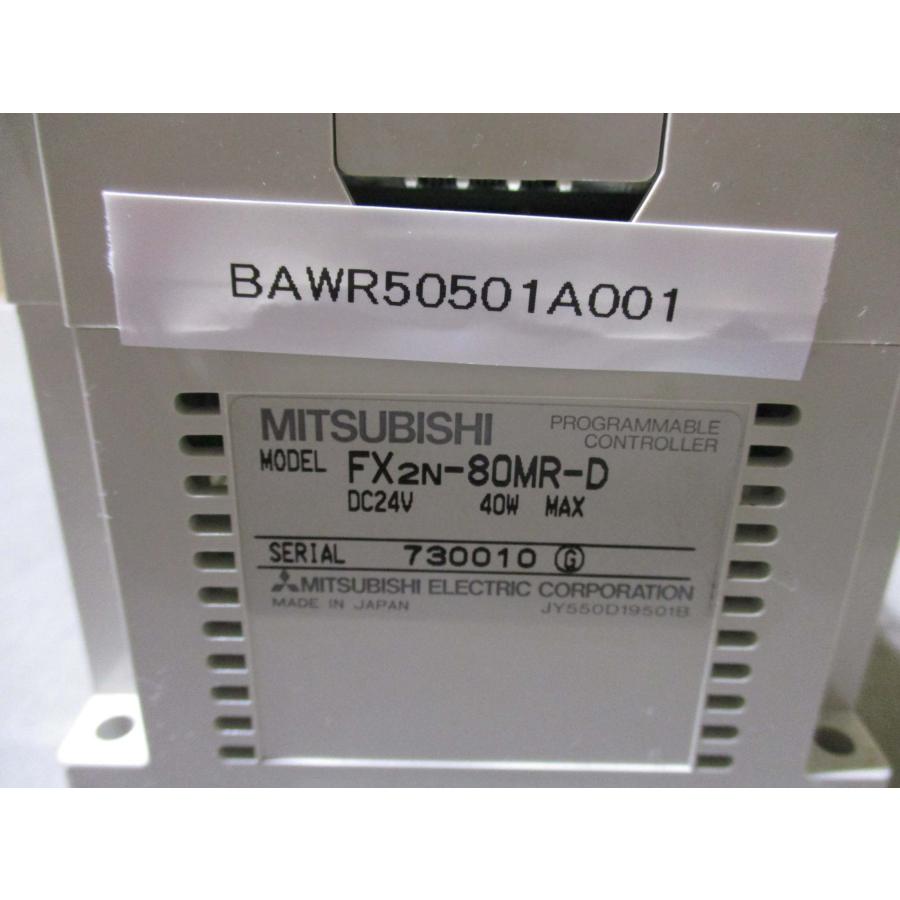 中古 MITSUBISHI PROGRAMMABLE CONTROLLER FX2N-80MR-D プログラマブルコントローラー(BAWR50501A001) : growdetrading ...