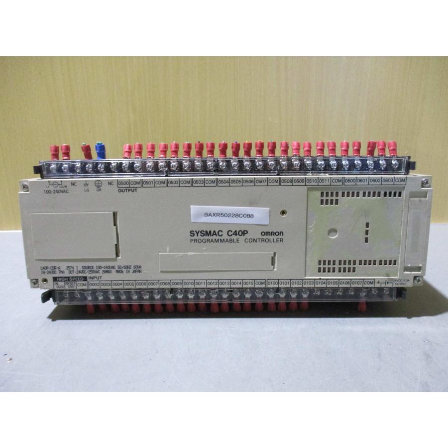 中古 OMRON PROGRAMMABLE CONTROLLER SYSMAC C40P プログラマブルコントローラー(BAXR50228C088) : growdetrading Yahoo ...