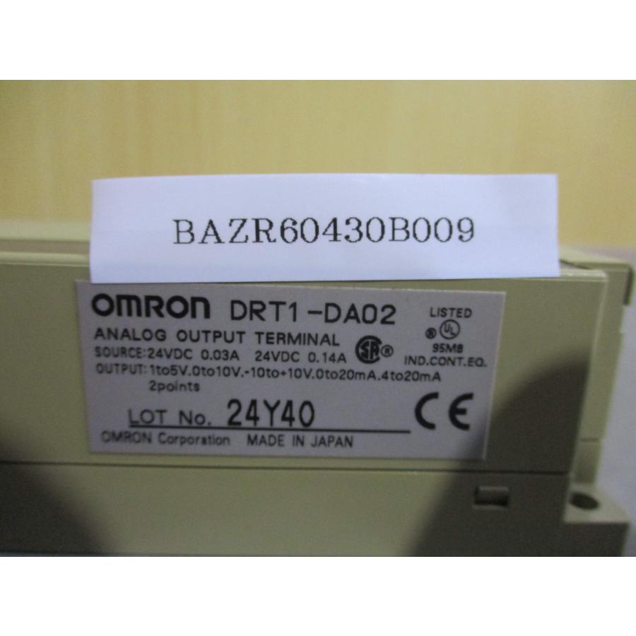 中古 OMRON DRT1-DA02 アナログ入力/出力ターミナル (BAZR60430B009) : growdetrading Yahoo ...