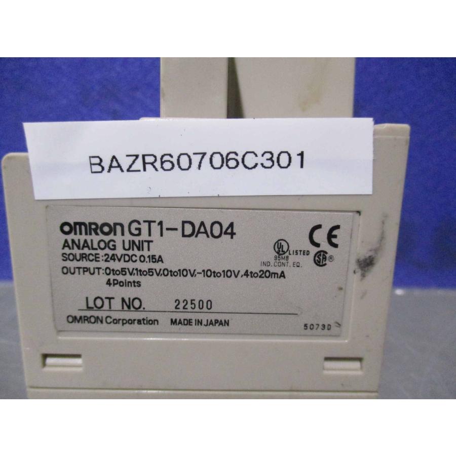中古Omron GT1-DA04 Analog I/O Unit 24VDC(BAZR60706C301) : bazr60706c301 : growdetrading Yahoo!ショップ ...