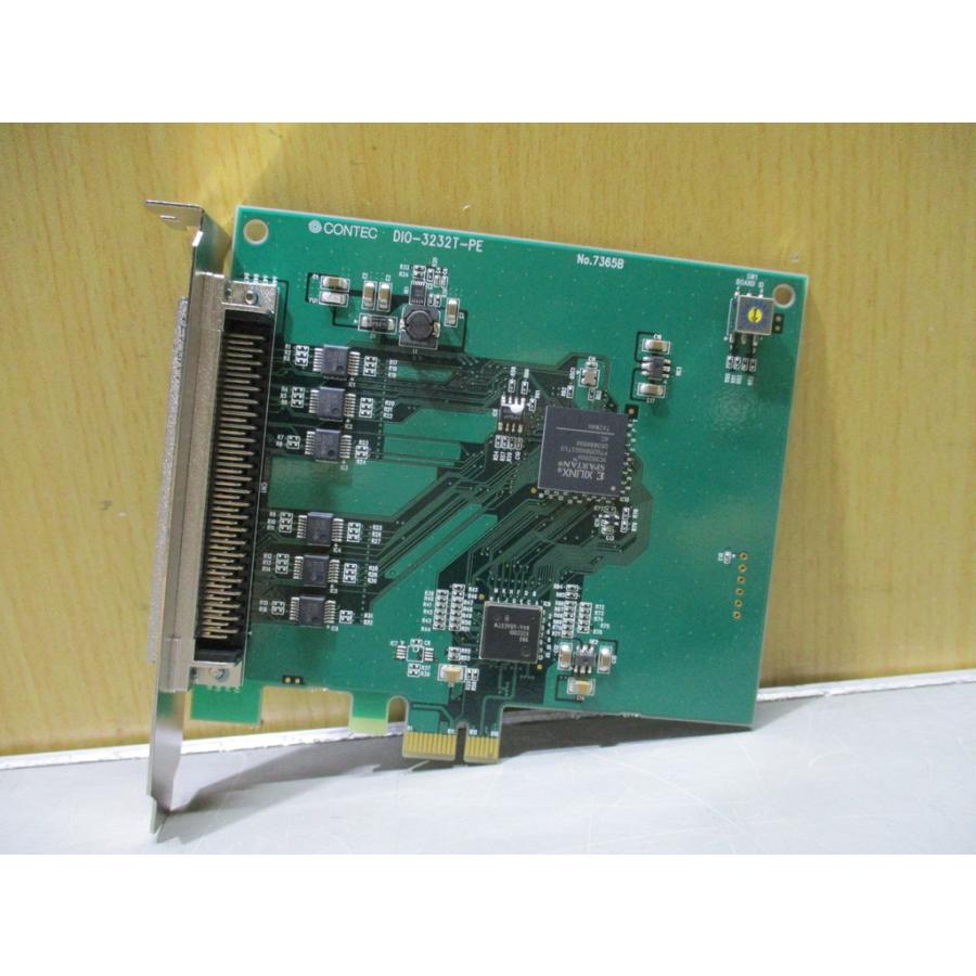 中古 CONTEC DIO-3232T-PE PCI Express対応 絶縁型デジタル入出力ボード (CAKR70815B021 ...