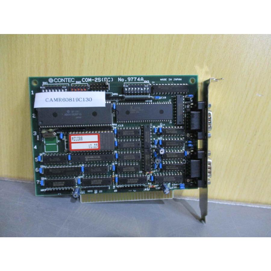中古 CONTEC COM-2S(PC) High speed intelligent type serial I/O board ...