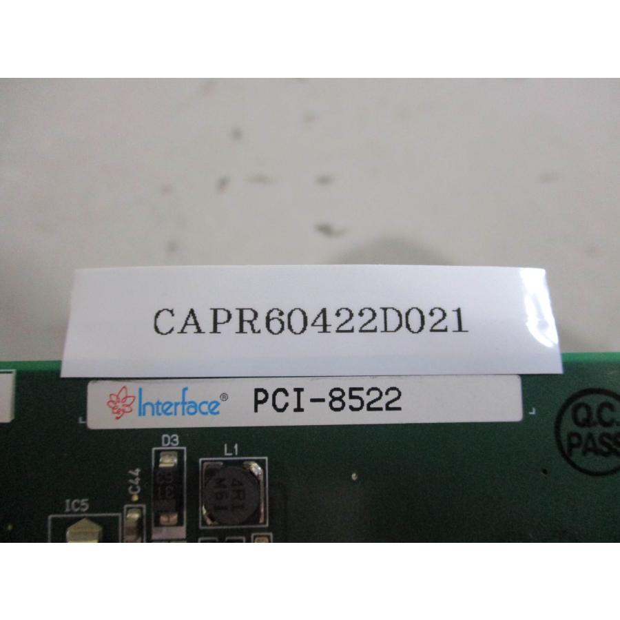 中古 Interface PCI-8522 産業機器ボードインタフェース (CAPR60422D021) : growdetrading Yahoo!ショップ - 通販 - Yahoo!ショッピング