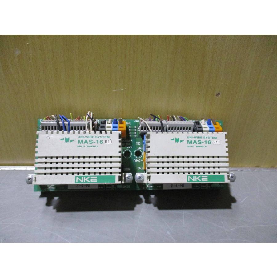 中古 NKE UNI-WIRE SYSTEM INPUT MODULE MAS-16H11*2 (CAQR51026B049 ...