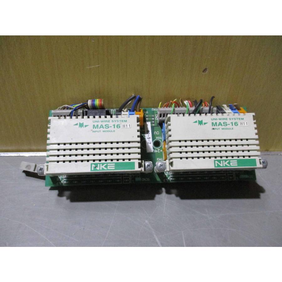 中古 NKE UNI-WIRE SYSTEM INPUT MODULE MAS-16H11*2 (CAQR51026B055 ...